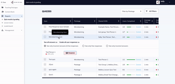 Drawing Response Tool – Learn to Win